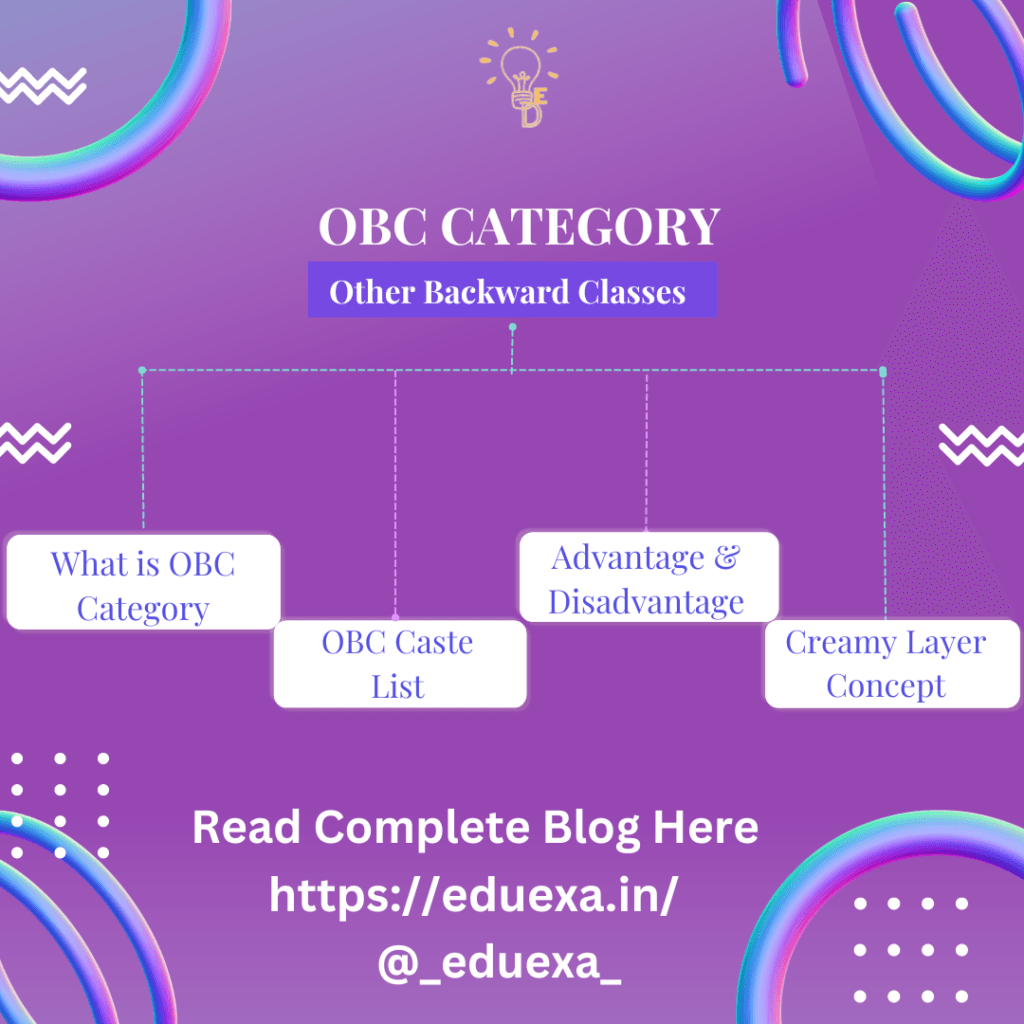 OBC Full Form OBC Category Other Backward Classes Eduexa OBC Full Form OBC Category Other Backward Classes Eduexa